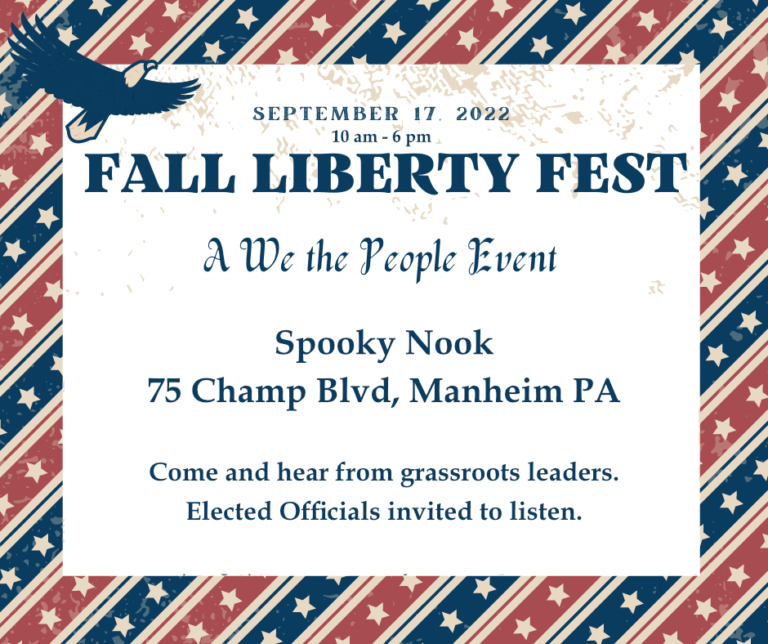 9/17/2022 - Celebrate the Constitution - Grassroots Unite PA